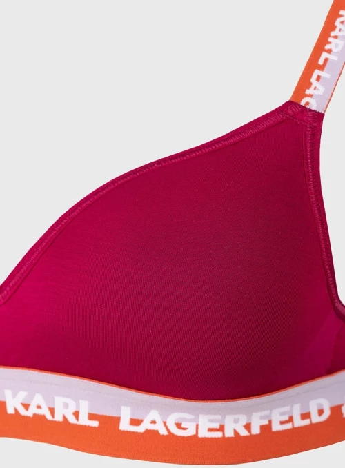 ΓΥΝΑΙΚΕΙΟ ΣΟΥΤΙΕΝ KARL LAGERFELD LOGO PADDED BRA 230W2108-495 • Find.gr