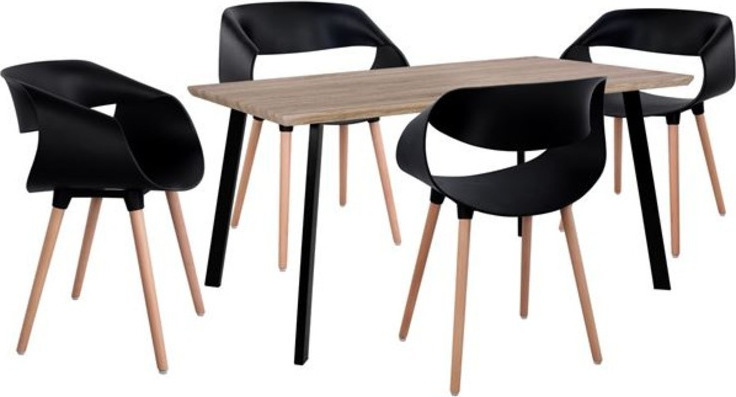 Homemarkt Σετ Τραπεζαριας 5 Τμχ Τραπεζι Sonama Με Πολυθρονες Maggie ...